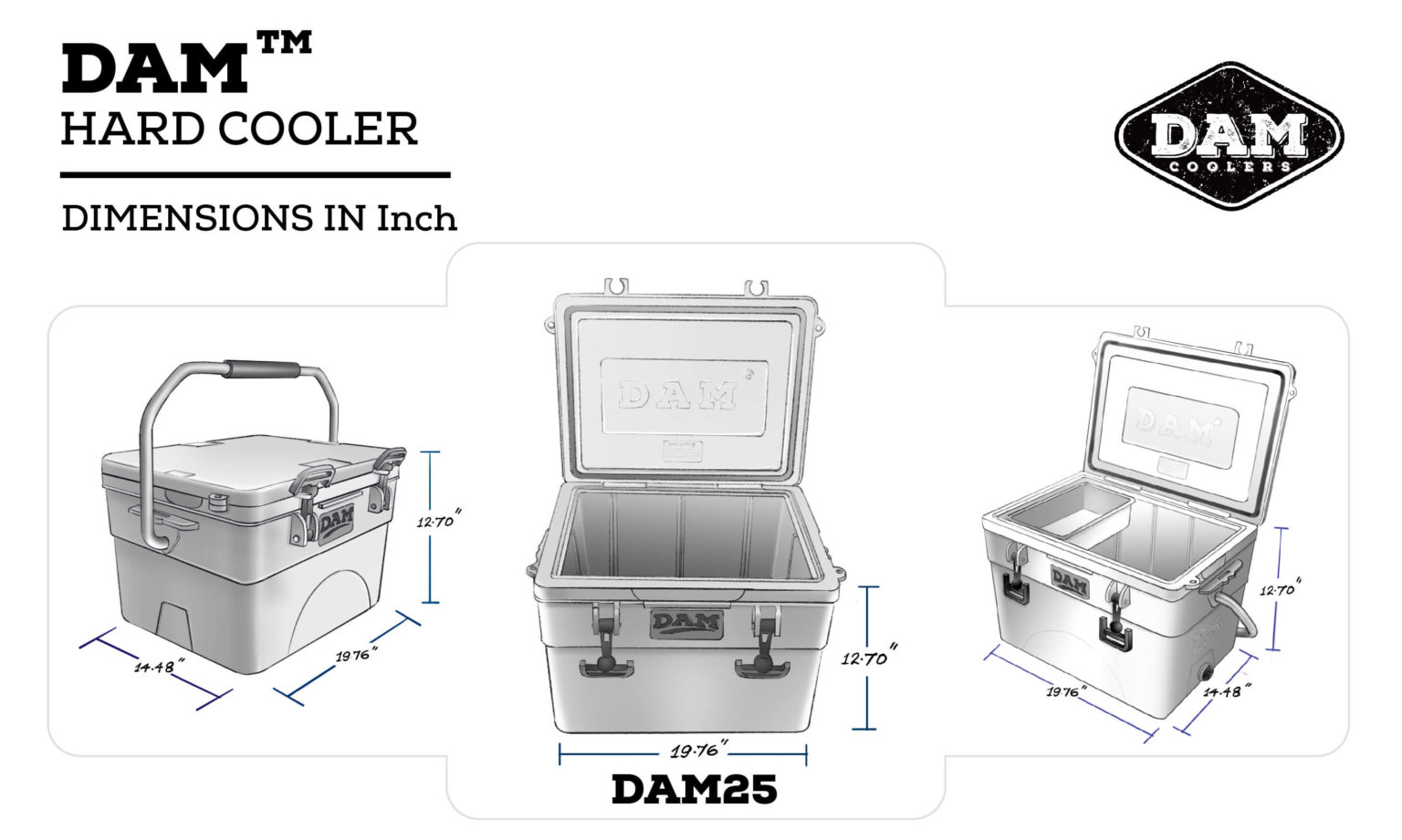 CAMPAIGN: VACUUM INSULATED HARD COOLERS FROM DAM COOLERS | DAM Coolers