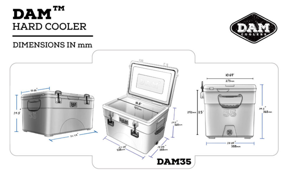CAMPAIGN: VACUUM INSULATED HARD COOLERS FROM DAM COOLERS | DAM Coolers